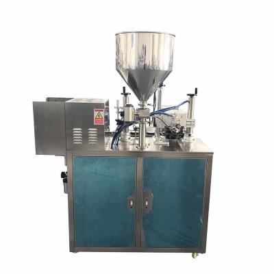 China Professional Automatic Ultrasonic Soft Tube Filling And Sealing Machine For Cosmetic Cream Packaging for sale