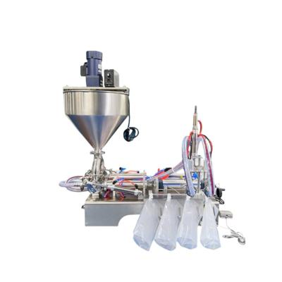 China Industrial Semi Automatic Honey Beverage Bag Spout Pouch Juice Filling Machine For Liquid Food for sale