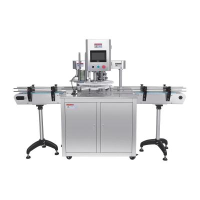 China Automatic Can Sealing Machine For Beverage Packaging Factory E-commerce Assembly Line Canned Beer Soda Luncheon Meat for sale