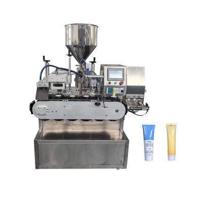 China Cosmetics Cream Ointment Plastic Soft Tube Hose Filler Sealer Filling And Sealing Machine for sale