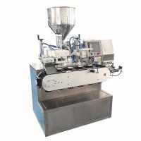 China Automatic Pneumatic Aluminium Hand Ointment Dual Double Chamber Tube Fill Seal Filling Machine for sale