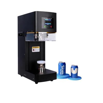 China Easy Work Semi-automatic Pet Bottle Milk Powder Can Canning Sealing Machine Manual Tin Can Seamer Can Sealer for sale
