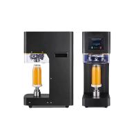 China Bubble Tea Can Sealing Machine Automatic PET / Soda Can Seamer For Milk Tea Shops Juice Coffee Packaging Semi-automatic Grade for sale