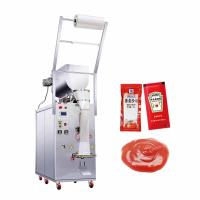 China 4 Side Seal Sachet Food Application Pouch Packaging Small Bag Liquid Sauce Ketchup Packing Machine 220V/50HZ for sale