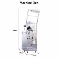 China 4 Side Seal Sachet Food Application Pouch Packaging Small Bag Liquid Sauce Ketchup Packing Machine 220V/50HZ for sale