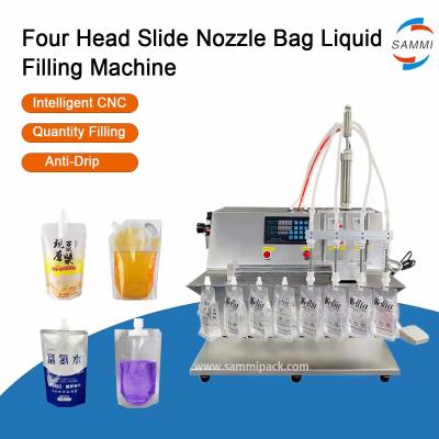 China Semi-Automatic Spout Pouch Electric Digital Filling Machine For Food And Beverage for sale