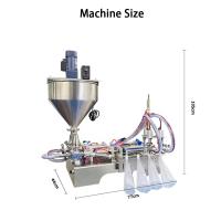 China Spout Bag Liquid Desktop Small Bag Pouch Herbal Sauce Pouch Filling Machine for sale