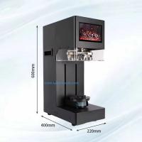 China Touch Screen Intelligent Can Seaming Machine Pet Tuna Can Sealer Soda Pop Canning Machine Plastic Can Sealing Machine for sale