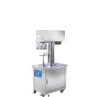 China Vertical Tin Can Sealer Commercial Semi-Automatic Can Sealing Machine for Plastic can aluminium can for sale