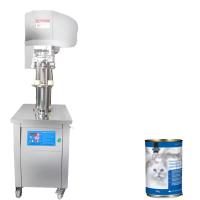 China Vertical Tin Can Sealer Commercial Semi-Automatic Can Sealing Machine for Plastic can aluminium can for sale