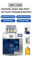 China Automatic Granule Bag Packing Machine Multi-Function Prefabricated Zipper Bag for Pet Food Cat Food Dog Food for sale