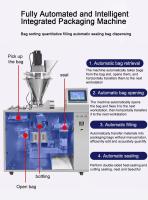 China Automatic Granule Bag Packing Machine Multi-Function Prefabricated Zipper Bag for Pet Food Cat Food Dog Food for sale