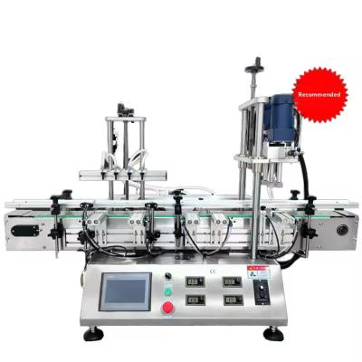 China Automatic Tabletop Magnetic Pump Small Liquid Filling Capping Machine for Volume Bottle Skin Toner Massage Oil for sale