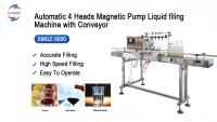 China Simple Operation Automatic Four Head Filling Machine Oral Liquid Filling Machine for Milk Juice Soy Sauce Vinegar for sale