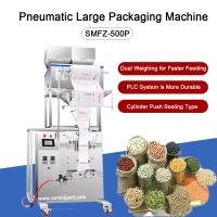 China Industrial Automatic Packaging Machine for Granules Powders Tea Food in Bags Double Weighing PLC System Fast Packager for sale