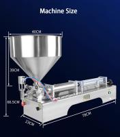 China Semi Auto Dual Nozzle Cosmetic Shampoo/cream/ Lotion Filling Machine for sale