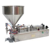 China Whipped Cream Filling Machine/Automatic Sauce Filling/Filler Machine for Bottles or Cans for sale