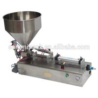 China Whipped Cream Filling Machine/Automatic Sauce Filling/Filler Machine for Bottles or Cans for sale
