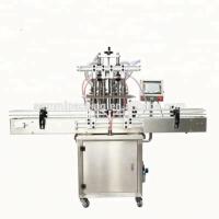 China Automatic 4 Heads Liquid Filling Machine Bottling Line With Low Price Liquid Filling Machine for Production Line for sale