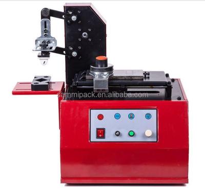 China Semi-automatic 220V Ink Flat Pad square Pad Date Coding Machine Printer for sale