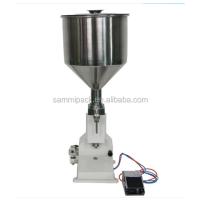 China Cheap Price Big Volume Pneumatic Manual Cream Honey Liquid Filling Machine for sale
