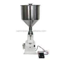 China Cheap Price Big Volume Pneumatic Manual Cream Honey Liquid Filling Machine for sale