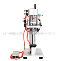 China CH-200 Best Selling Semi-Automatic Perfume Bottle Crimping Machine Easy to Operate with Wood Packaging for Food Beverage Capping for sale