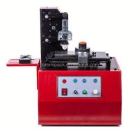China Promotion Price Electric Square Plate Circular Plate Expiry Date Cup Printing Machine / Ink Pad Coding Machine for sale
