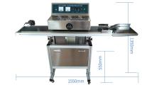 China LGYF2000BX Automatic Continuous Plastic Bottle Heat Sealing Electromagnetic Induction Aluminum Foil Sealing Machines for sale