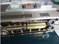 China FRD-1000 Continuous Band Sealer/Solid Ink Foil Pouch Sealing Machinery for sale