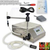 China GFK-160 Semi Automatic 2-3500ml Digital Control Water Juice Milk Filler Liquid Bottle Filling Machine for sale