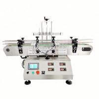 China Newest Desktop Automatic Magnetic Pump 4 Heads Liquid Filling Machine for sale