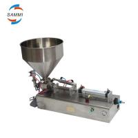 China Automatic Semi-Automatic Pneumatic Piston Filler 100-1000ml Chocolate Cream Paste Ointment Cosmetic Processing Machine for sale
