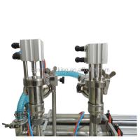 China High Quality Double Heads Pneumatic Piston Milk Filling Machine, Liquid Detergent,shampoo,bath Gel Filler(500-5000ml) for sale