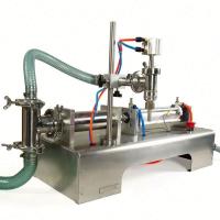 China Pneumatic Semi Automatic Single Head Piston Filler/hot Liquid Filling Machine for sale
