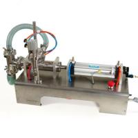 China Pneumatic Semi Automatic Single Head Piston Filler/hot Liquid Filling Machine for sale