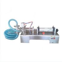 China Pneumatic Semi Automatic Single Head Piston Filler/hot Liquid Filling Machine for sale