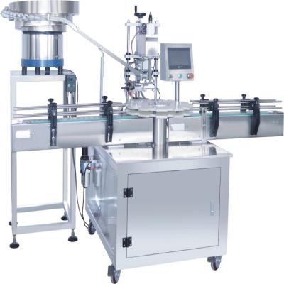 China Automatic Plastic Cap Screwing Machine Production Line Spray Pump Capping Machine for sale