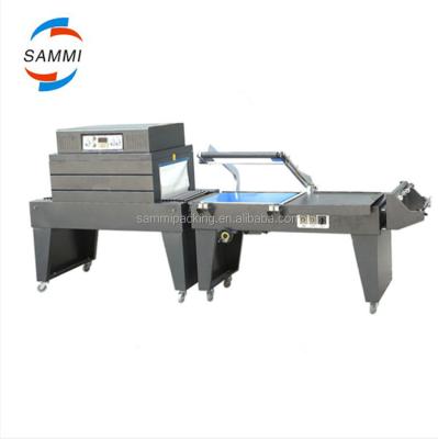 China BSE 4525+FQL450 L L Sealer Pvc Shrink Film Label Printing Machine for sale