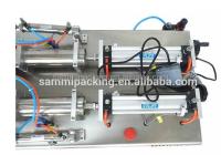 China High Speed Pneumatic Liquid Filling Machine, Double Head Sunflower Oil Filler, Liquid Soap Filling Machine for sale
