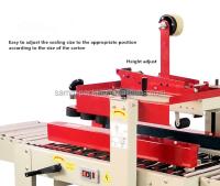 China CE Semi-automatic Small Carton Sealing Machine Adhesive Tape Packing Machine for sale