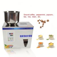 China Hot Sale FZ-100 Dry Tea,Powder,Seeds,Grain Weighing Filling Machine 2-100g for sale