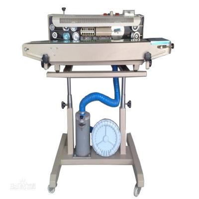 China Continuous Cellophane Band Sealer High Quality DBF-1000 With Nitrogen Flushing for sale