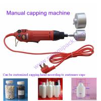 China Handheld Electric Bottle Capping Tools Plastic Container Cover Locking Equipment Manual Packaging Machinery for sale
