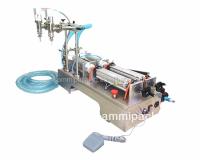 China 2 Head Manual Filling Liquid/liquid Detergent Filling Machine for Small Business for sale