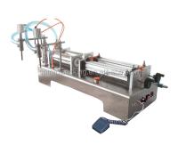 China 2 Head Manual Filling Liquid/liquid Detergent Filling Machine for Small Business for sale