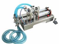 China 2 Head Manual Filling Liquid/liquid Detergent Filling Machine for Small Business for sale