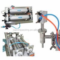 China 2 Head Manual Filling Liquid/liquid Detergent Filling Machine for Small Business for sale
