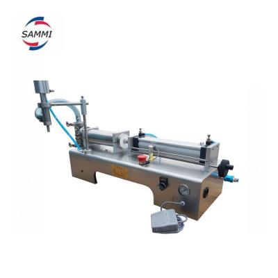 China New Pneumatic Liquid and Chemicals Filling Machine Semi-Auto Piston Volumetric Filler for Water Oil Beverages Condition Used for sale