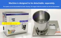 China Semi-Automatic 2-50g Granules Grain Nuts Beans Powder Dispensing Filling Machine Weighing Packaging for Bags Medical Application for sale